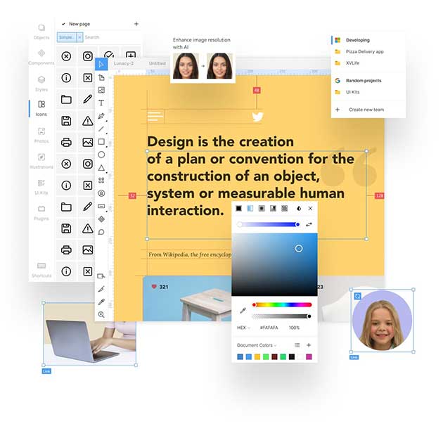 UX Design, Lunacy, éditez vos fichiers Sketch gratuitement